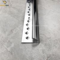China Bright Polish Silver Carpet Edge Trim Long Customized Durable Material for sale