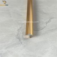China Aluminum T Trim Edging Transition Strip Tile Metal Trim 2.5m 3m for sale