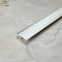 China T Channel Transition Metal Tile Trim Tile Edge Trim Gold / Silver for sale
