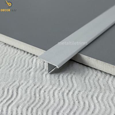 China Aluminum T-Shape Tile Trim Transition Strip T5 6063 Custom Length 10mm for sale