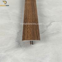 China Aluminum Floor Transition Corner Trim 2.5m 3m Wood Grain Edge Protector for sale