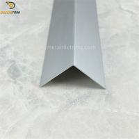 China Aluminium Tile Trim L Shape Wall Corner Protector Strips Edge 0.9mm Thickness for sale