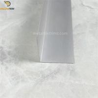 China Aluminium Tile Trim L Shape Wall Corner Protector Strips Edge 0.9mm Thickness for sale