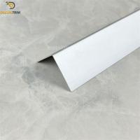 China Aluminium Tile Trim L Shape Wall Corner Protector Strips Edge 0.9mm Thickness for sale