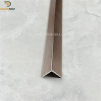 China Tile Corner Guard Wall Corner Protector Strips Coffee Color 2.5 Meters Length for sale