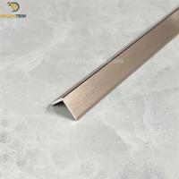 China Tile Corner Guard Wall Corner Protector Strips Coffee Color 2.5 Meters Length for sale