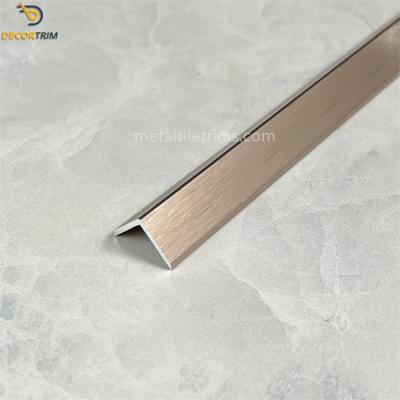 China Tile Corner Guard Wall Corner Protector Strips Coffee Color 2.5 Meters Length for sale