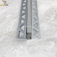 China Floor Strip Expansion Joint Profile Edge Profile L Trim Length 2.5 Meter Silver for sale