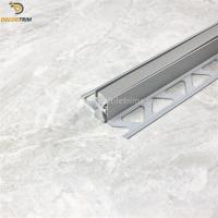 China Floor Strip Expansion Joint Profile Edge Profile L Trim Length 2.5 Meter Silver for sale