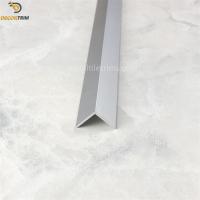 China Aluminum Tile Trim 20mm x 20mm External Corner Matt Silver Corrosion Resistant for sale