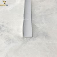 China Aluminum Tile Trim 20mm x 20mm External Corner Matt Silver Corrosion Resistant for sale
