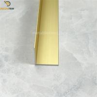 China Metal Trim Wall Corner Protector Strips For Tile Polished Tile Trim Anodized for sale