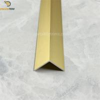 China Metal Trim Wall Corner Protector Strips For Tile Polished Tile Trim Anodized for sale