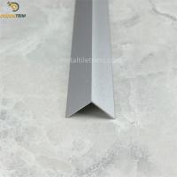 China 1mm  Thickness Tile Aluminum Trim Edge Wall Corner Protector Strips Matt Silver for sale