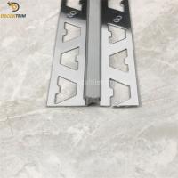 China Stainless Steel Tile Edge Trim Expansion Joint Profile 3000mm for sale