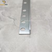 China 2 Inch Tile Trim Metal Tile Trims 6063 Material T5 OEM ODM for sale