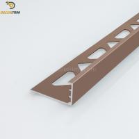 China Aluminum Tile Trim 10mm 15mm L-Shaped Edge Profile for Tile Finishing for sale