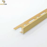 China Aluminum Tile Trim 10mm 15mm L-Shaped Edge Profile for Tile Finishing for sale