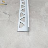 China Aluminum Tile Edge Trim 10mm x 0.8mm x 2300mm L-Shape Profile for sale