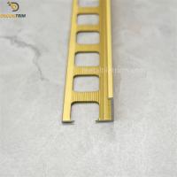 China Anodizing Protective Trim Thresholds Floor Trim Bright Gold 2500mm for sale