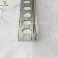 China Tile Profile Metal Tile Trims Tile Edging Thickness 0.9mm Alloy Material for sale