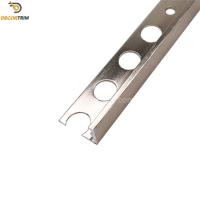 China Polished Chrome Corner Trim Matte Aluminium Tile Trim Transition Strip for sale