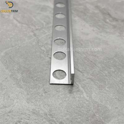 China Outside Corner Tile Trim Aluminium Tile Trim Edging 2440mm Length for sale