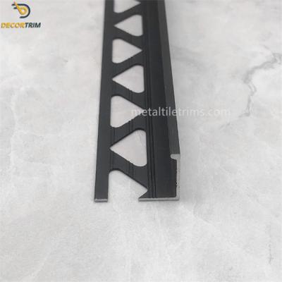 China Aluminum Tile Edging Trim L Shape 2440mm Length 0.8mm Thickness for Marble Tiles for sale