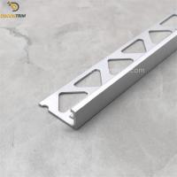 China Ceramic Tile Edging Trim Metal Tile Trim 10mm × 25mm × 1mm for sale