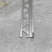 China Wall Tile Border Trim Aluminium Tile Trim Accessories Gold / Silver / black for sale