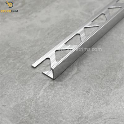 China Wall Tile Border Trim Aluminium Tile Trim Accessories Gold / Silver / black for sale