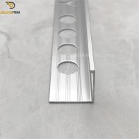 China Aluminum L Shape Tile Trim 20mm x 23mm x 2400mm 6063 T5 Floor Edging for sale
