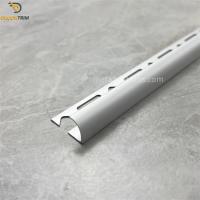 China Aluminum Tile Edge Trim L-Shape Anodized 10mm 12mm for Floor Wall Protection for sale