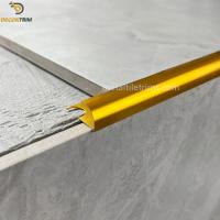 China Aluminium Tile Edging Strip Aluminium Tile Trim 6063 Material ODM for sale