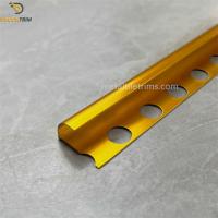 China Aluminium Tile Edging Strip Aluminium Tile Trim 6063 Material ODM for sale