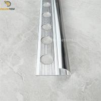 China Aluminum L-Shaped Tile Edge Trim 0.8mm 1mm Thickness Outdoor Metal Corner Guard for sale