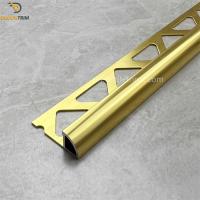 China Aluminum Tile Edge Trim L-Shape 8mm 10mm 12mm for Floor Border Bullnose for sale
