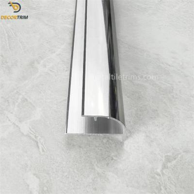 China Flexible Metal Edge Trim for Floor Tile to Carpet Transition 0.8mm Thickness for sale