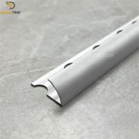 China Aluminum L-Shaped Tile Trim External Corner 2500mm Length 8-12mm Thickness for sale