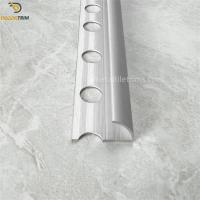 China Aluminum L-Shaped Tile Trim External Corner 2500mm Length 8-12mm Thickness for sale