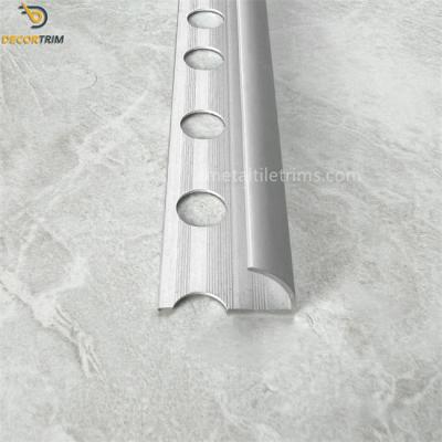 China Aluminum L-Shaped Tile Trim External Corner 2500mm Length 8-12mm Thickness for sale
