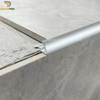 China Aluminum L-Shaped Tile Trim External Corner 2500mm Length 8-12mm Thickness for sale