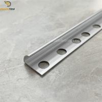China Aluminum L-Shaped Tile Trim External Corner 2500mm Length 8-12mm Thickness for sale