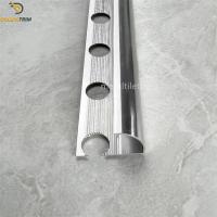 China Tile Trim Aluminum Chrome Edging For Tiles Anodizing Gold / Silver / Black​ for sale