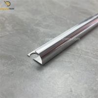 China Tile Trim Aluminum Chrome Edging For Tiles Anodizing Gold / Silver / Black​ for sale