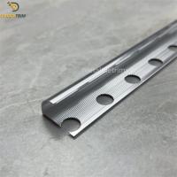 China Tile Trim Aluminum Chrome Edging For Tiles Anodizing Gold / Silver / Black​ for sale
