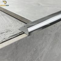 China Tile Trim Aluminum Chrome Edging For Tiles Anodizing Gold / Silver / Black​ for sale