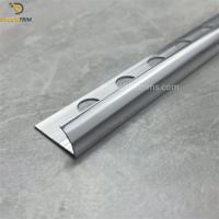 China Curved Tile Edging Tile Edge Beading Wall Corner Protection Strips Silver for sale
