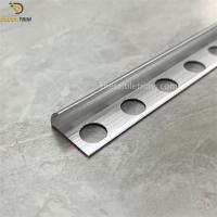 China Curved Tile Edging Tile Edge Beading Wall Corner Protection Strips Silver for sale