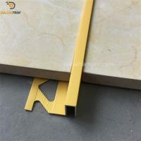 China Tile Step Edge Strip Shower Tile Edge Trim Gold / Black / Silver Color for sale